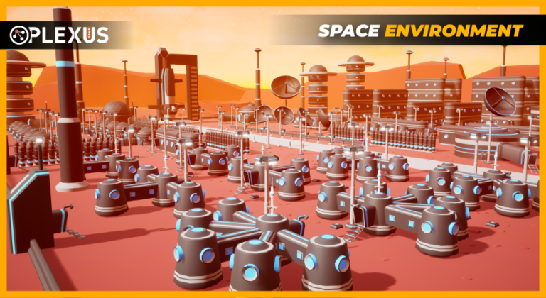 SPACE ENVIRONMENT - LOW POLY - UNREAL ENGINE ASSET STORE PLEXUS