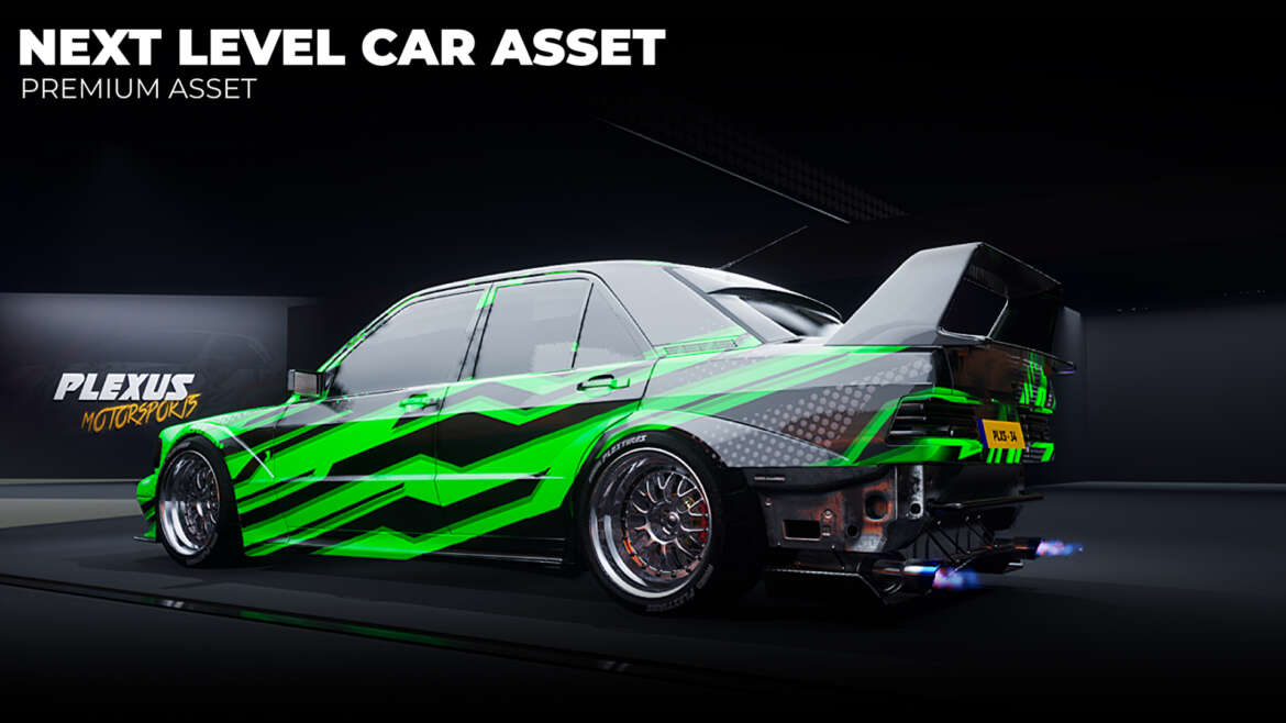 UNREAL ENGINE 5 PREMIUM RACE CAR ASSET M19P