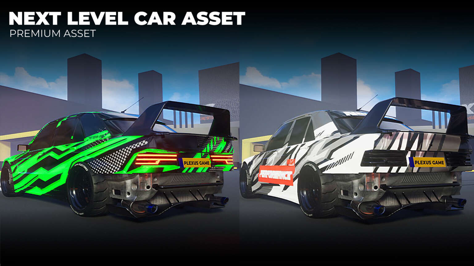 UNREAL ENGINE 5 PREMIUM RACE CAR ASSET M19P