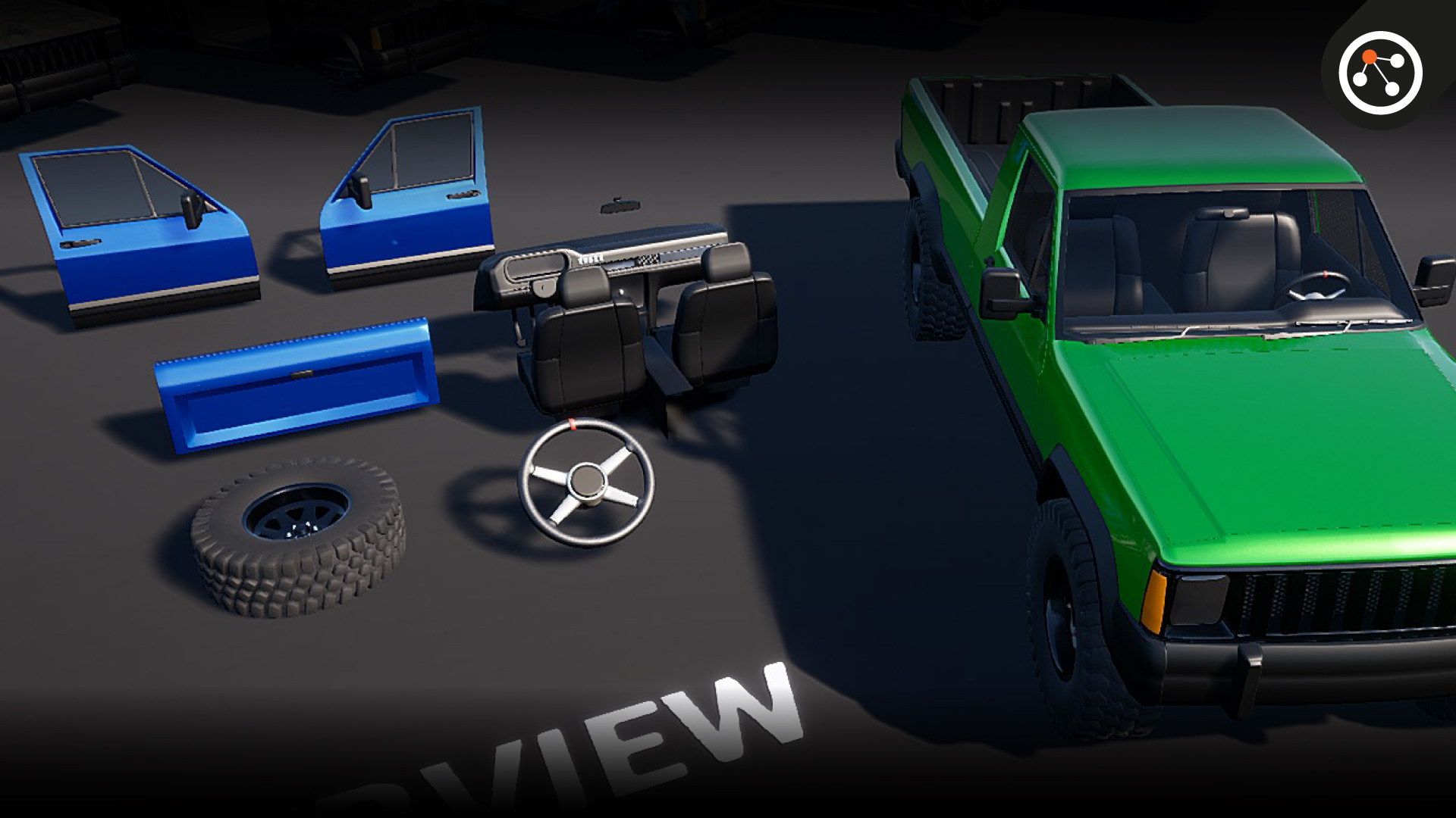 UNREAL ENGINE 5 ASSET PICKUP FARMAN