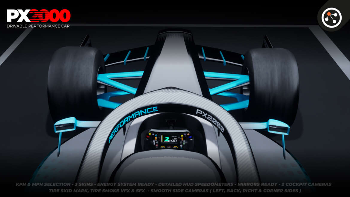 UNREAL ENGINE 5 ASSET FORMULA1 CAR PX2000