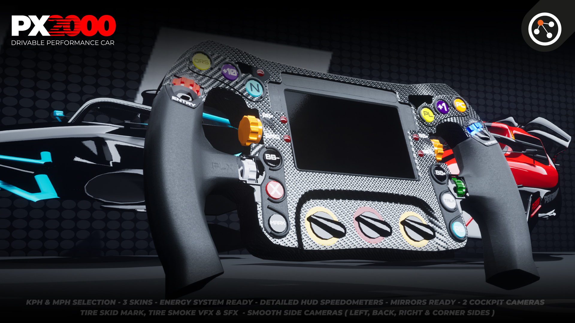 UNREAL ENGINE 5 ASSET FORMULA1 CAR PX2000
